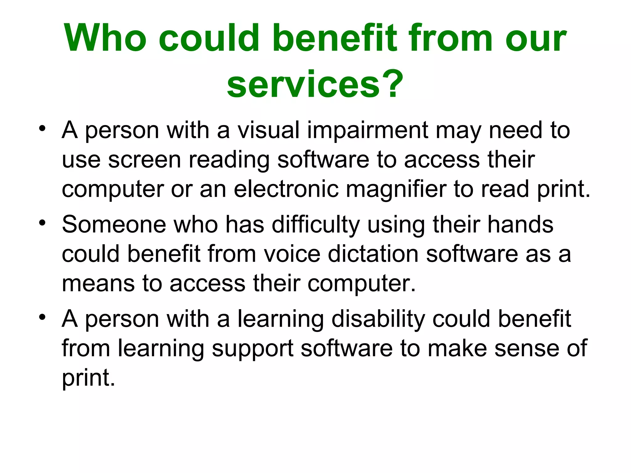 5 adaptive technology solutions | PPT