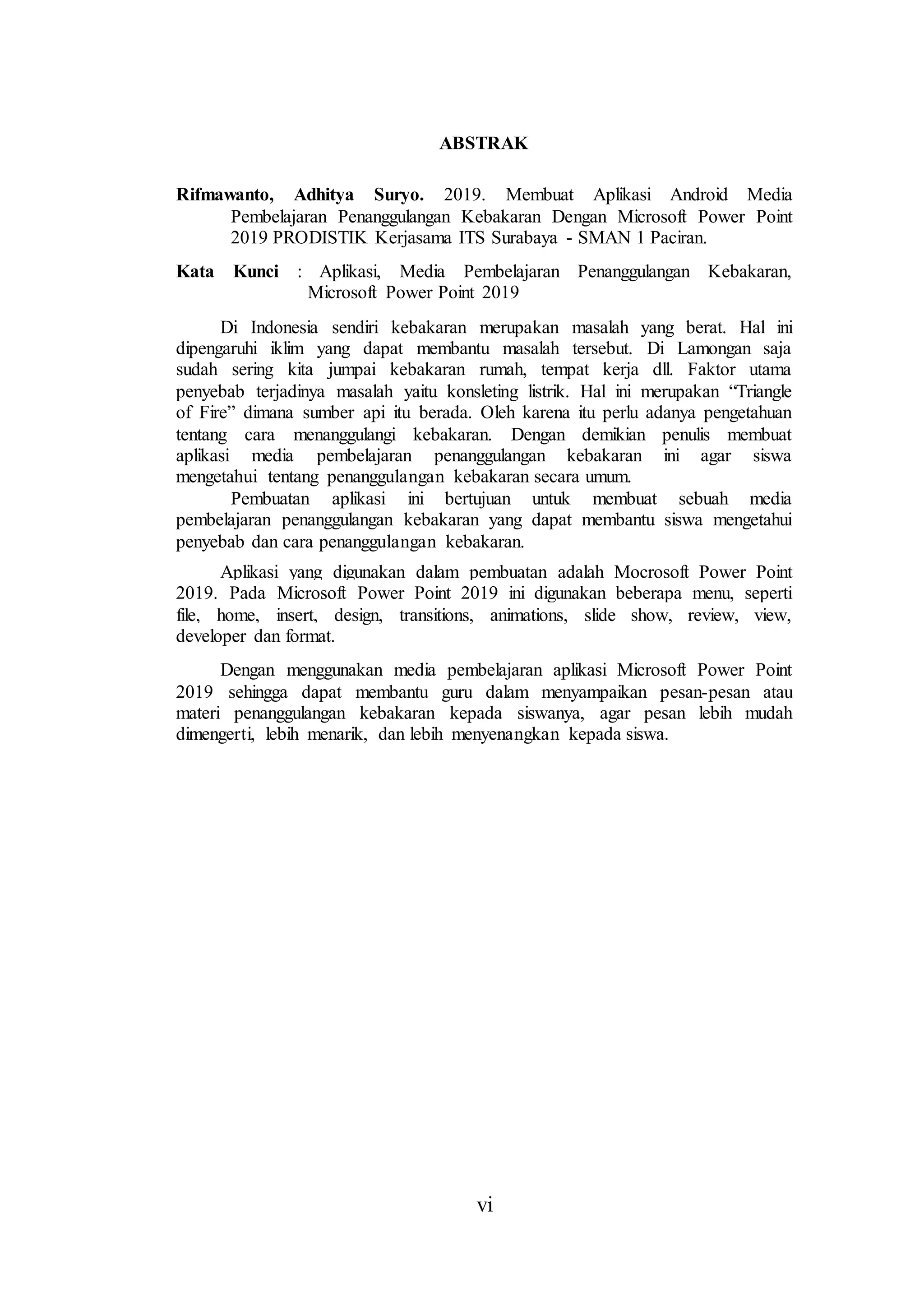 TA Laporan Prodistik adhitya suryor_xiimia4 19-20 | DOCX