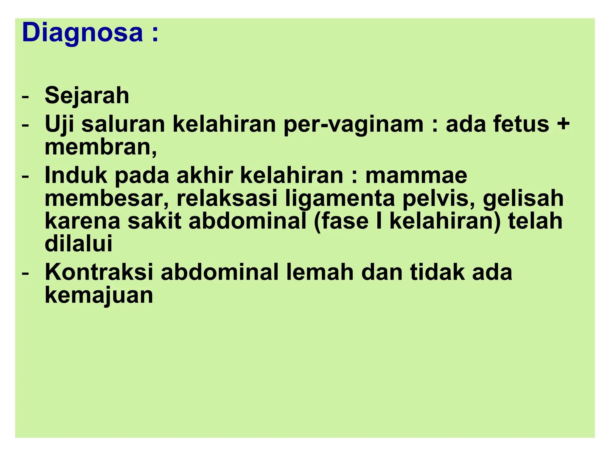 Distokia Materna in cattle dalam bahasa idn | PDF