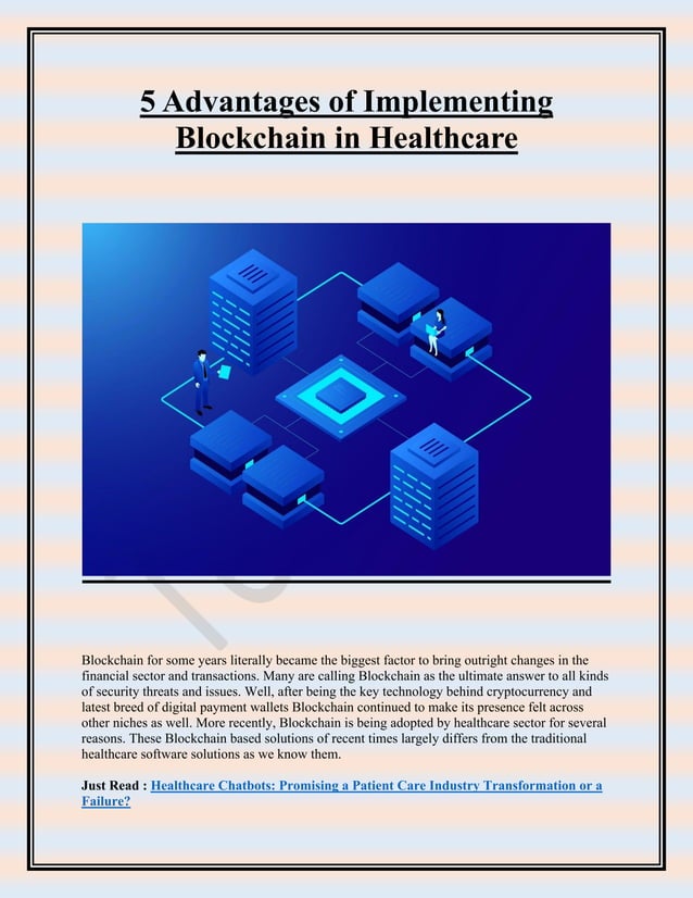 5 Advantages of Implementing Blockchain in Healthcare.pdf