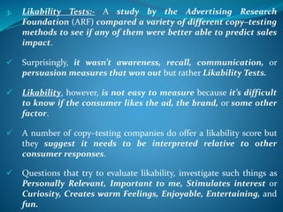 Advertising effectiveness | PPTX