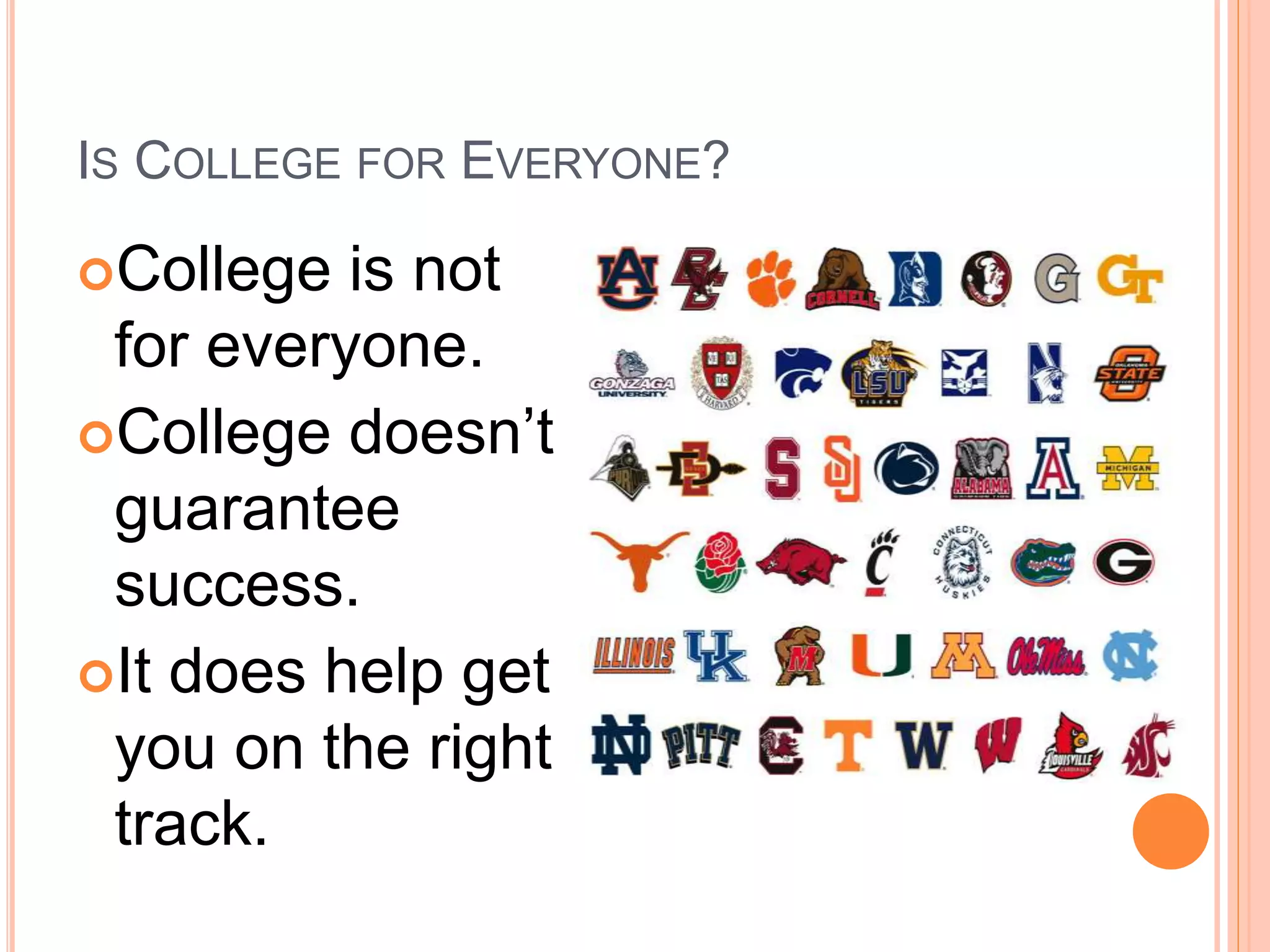 Do you need College to be Successful | PPTX