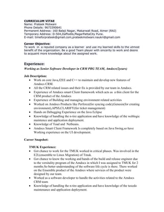 prateek_resume5f | PDF