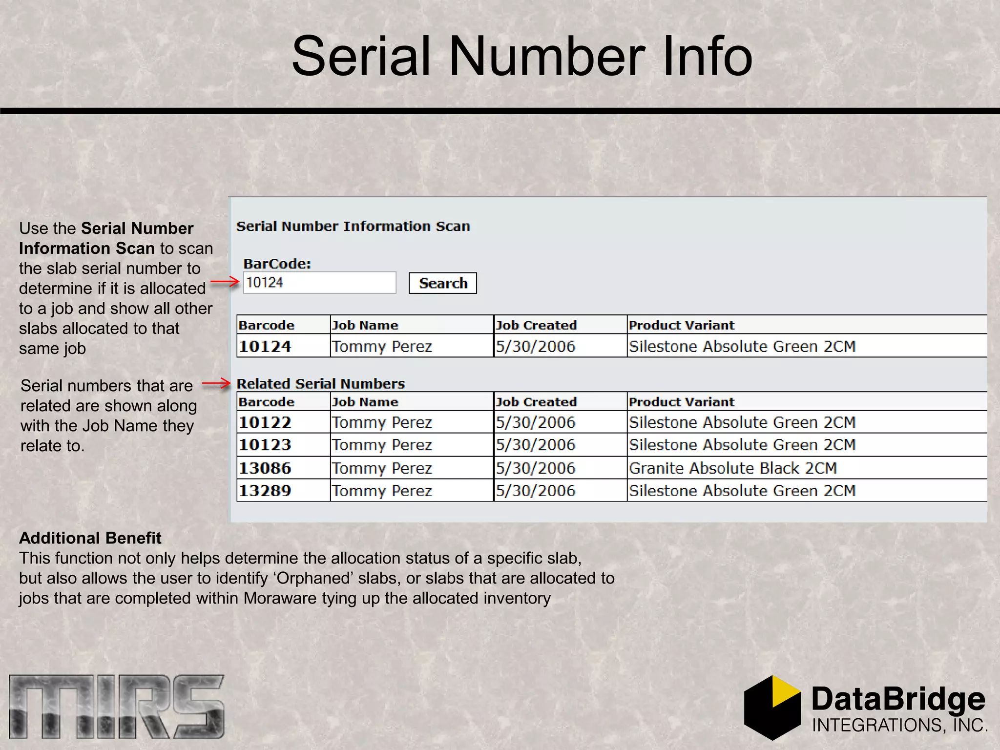 MIRS Screenshot Walkthrough-02 | PPT