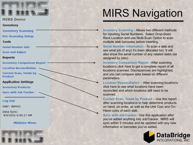 MIRS Screenshot Walkthrough-02 | PPT