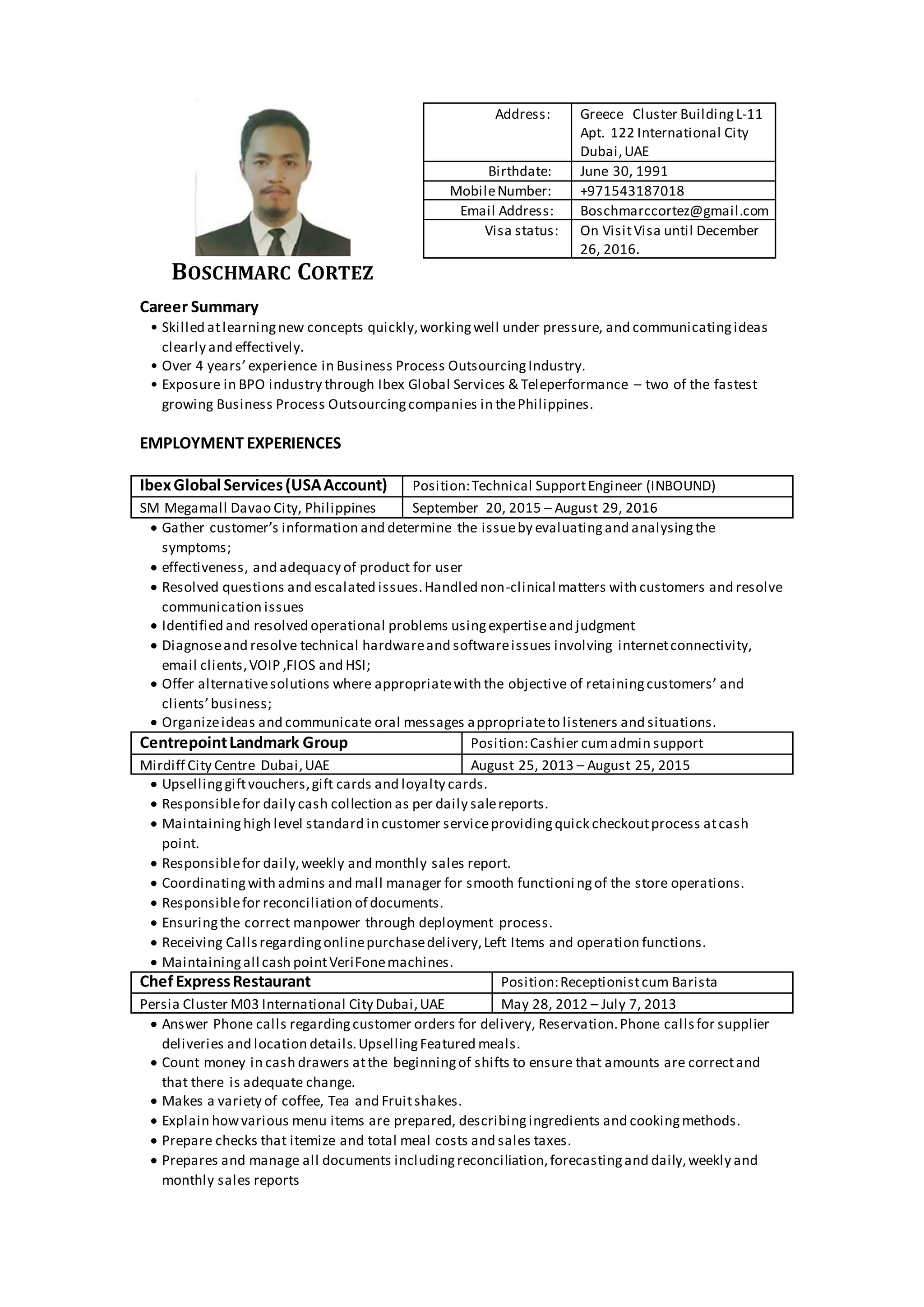 marccortezupdatedcv | PDF