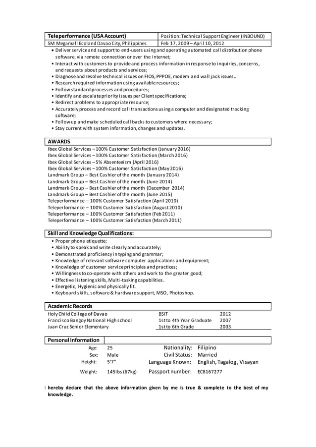 marccortezupdatedcv | PDF