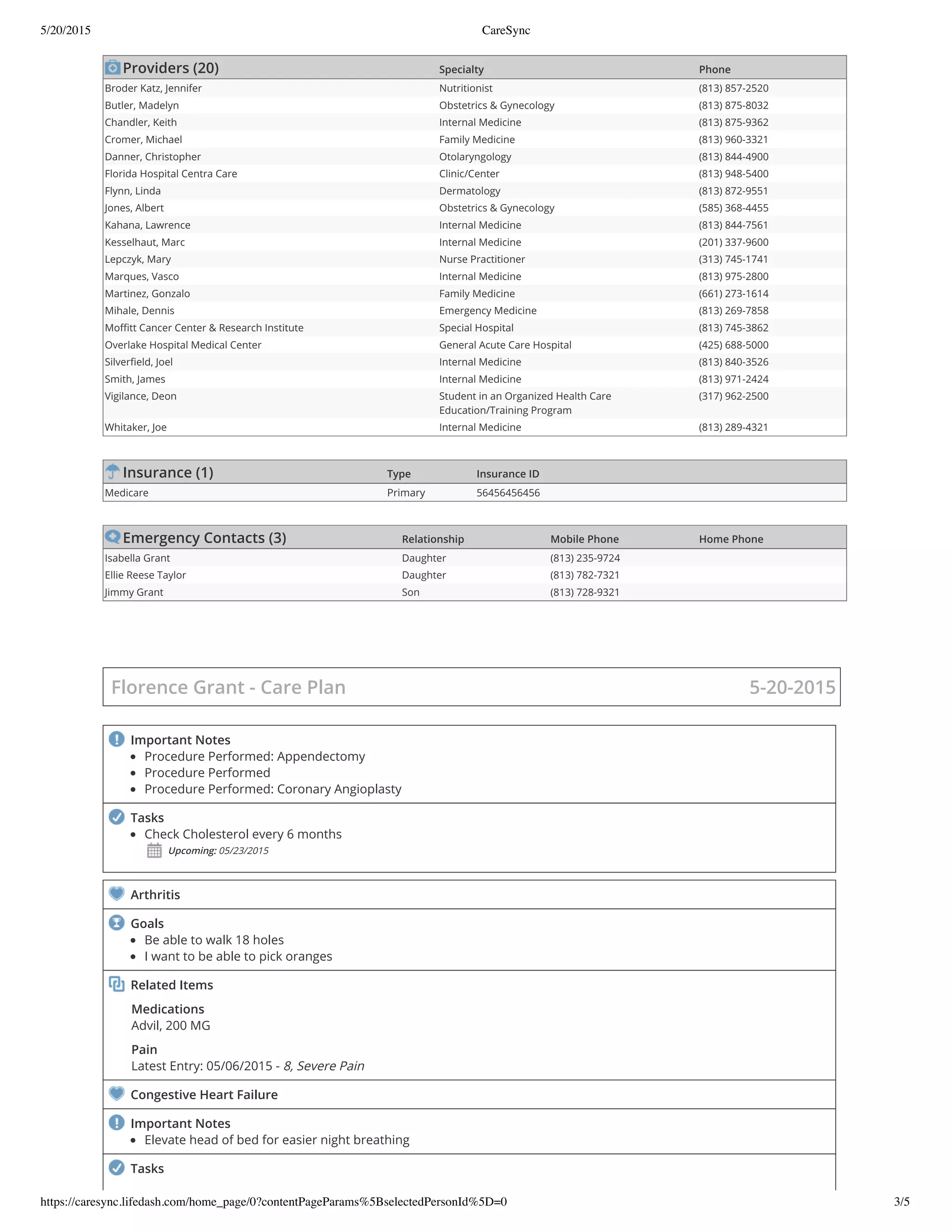 CCM CARE PLAN | PDF