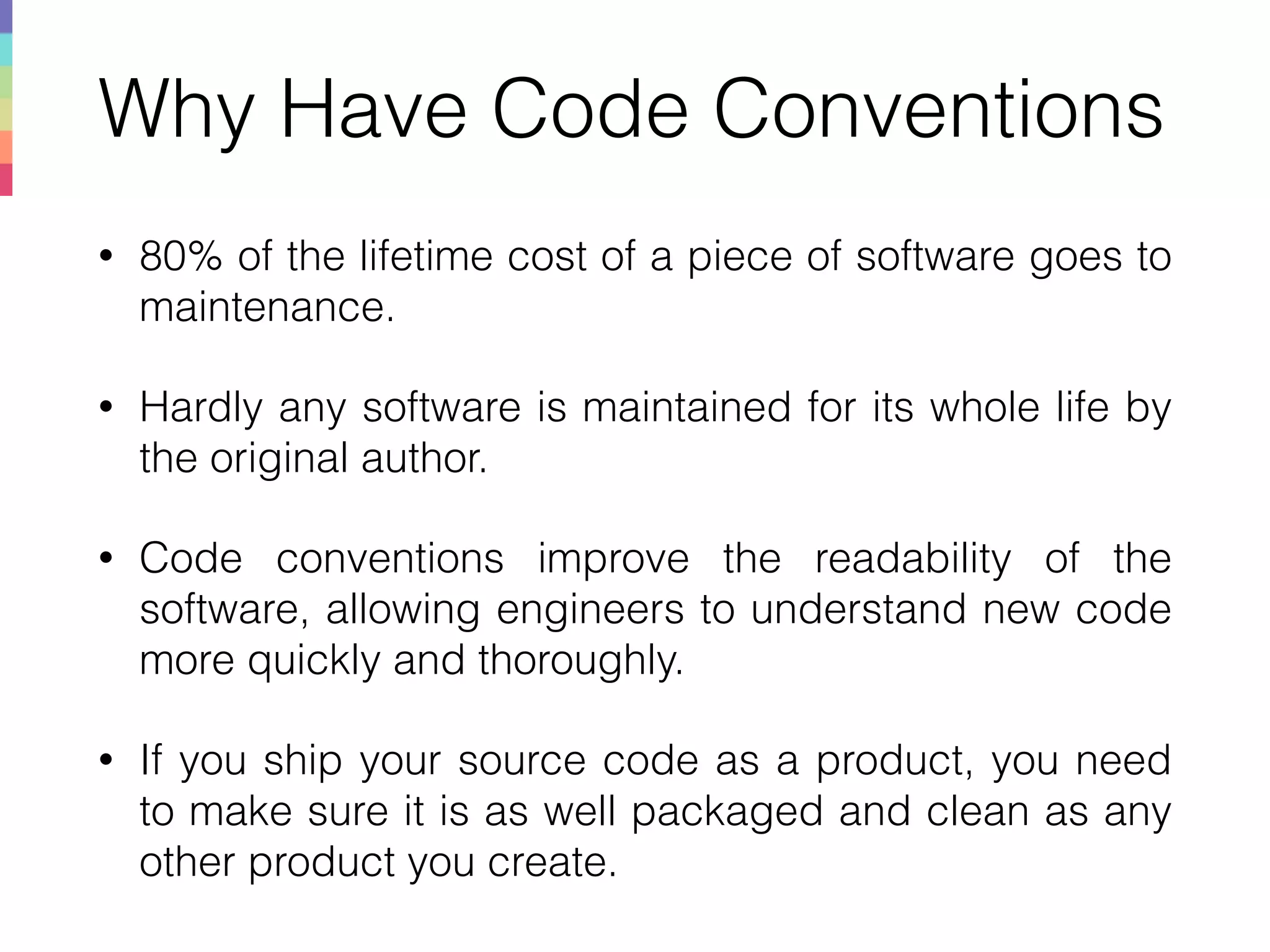1 Coding Conventions Part 1 Pdf Programming Languages Computing