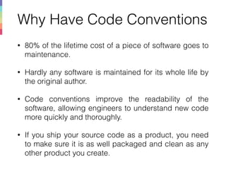 1. Coding Conventions [Part 1] | PDF | Programming Languages | Computing