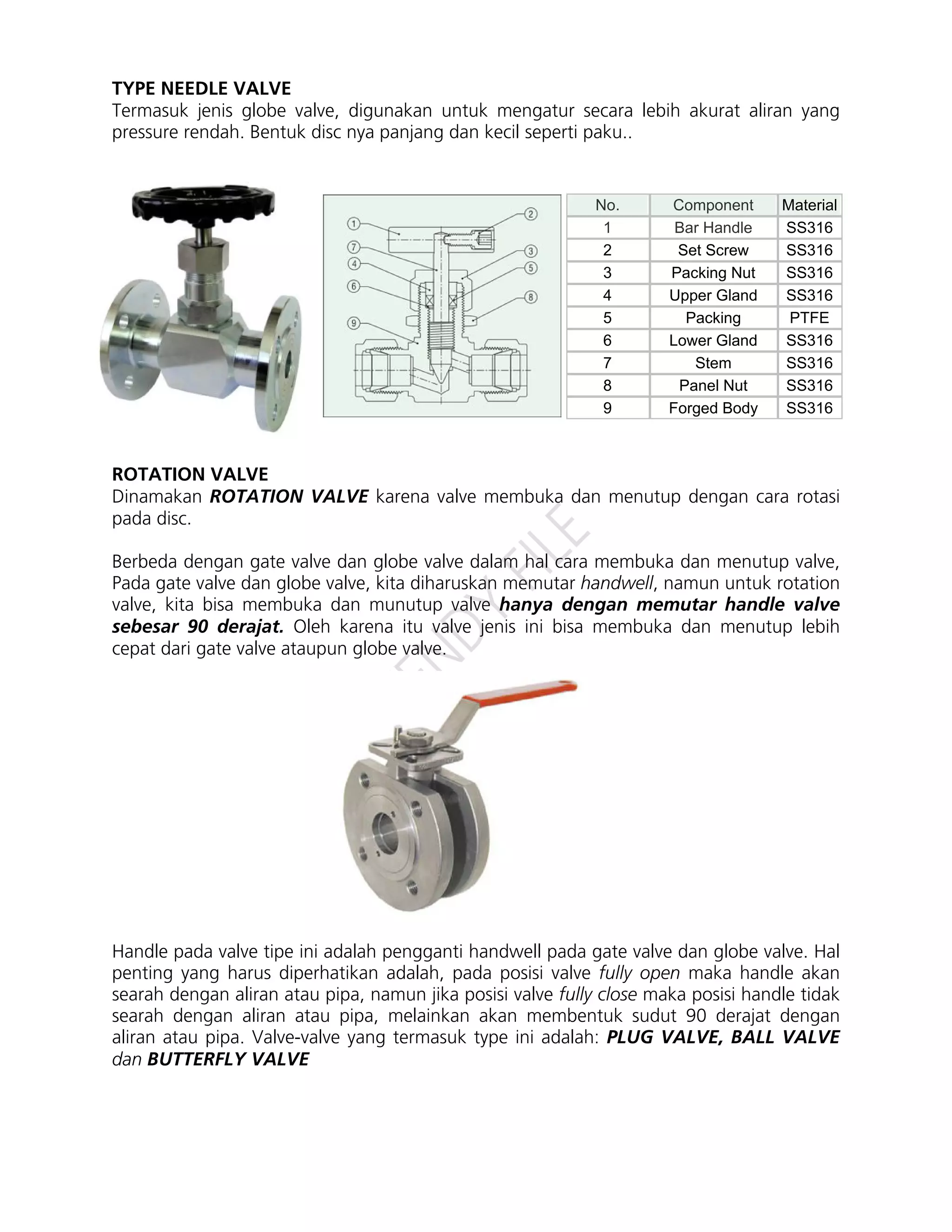 jenis valve part-1 | PDF