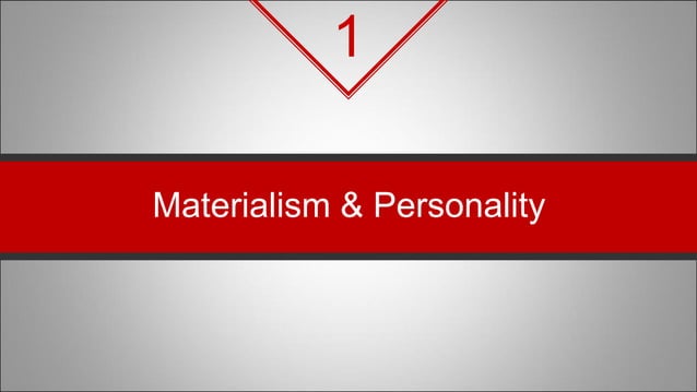 Materialism and Happiness | PPT