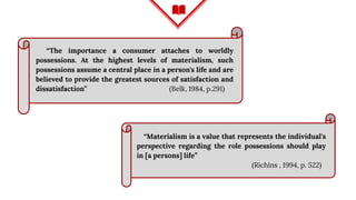 Materialism and Happiness | PDF
