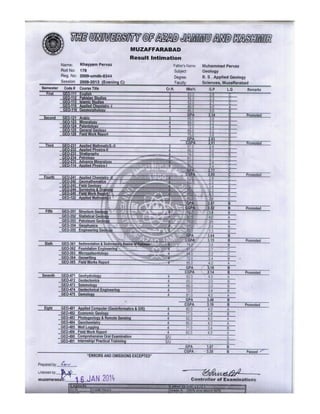 b.s transcript | PDF