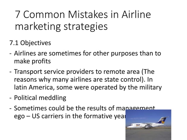 Airline Marketing 5 airline marketing strategies | PPTX