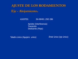 5 ajustes y tolerancias en rodamientos | PPTX
