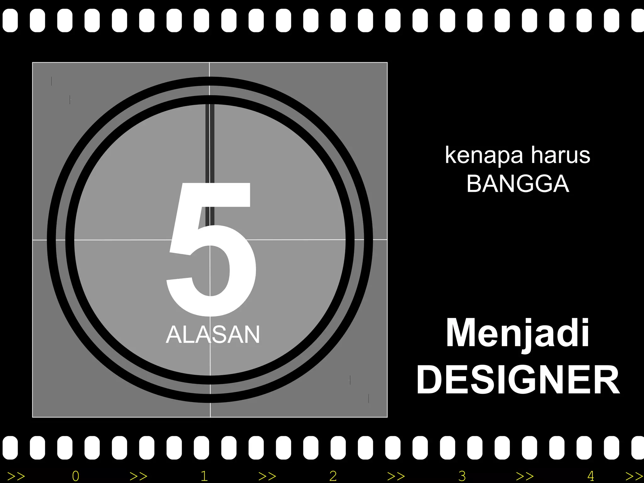 5 alasan bangga menjadi designer | PPT
