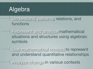 NCTM Algebra | PPT