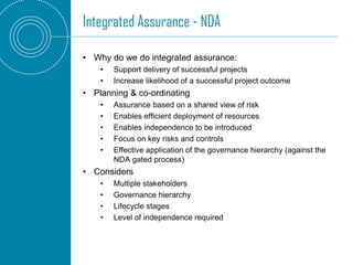 Integrated Assurance with Sellafield - Nuclear Decommissioning ...