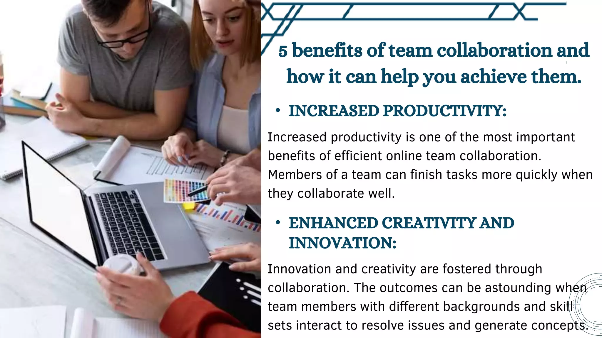 5 Amazing Benefits of Effective Team Collaboration!.pptx | Social Networking | Internet