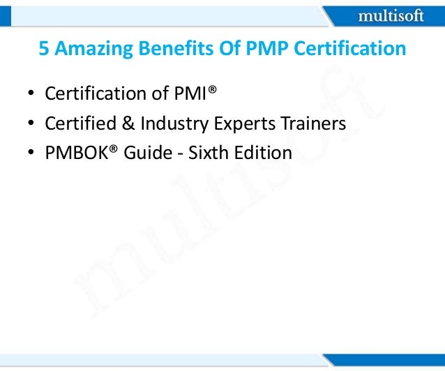 5 amazing benefits of pmp certification @multisoft systems