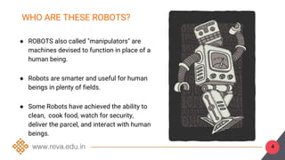 5 amazing facts about robots and robotics engineering | PPTX