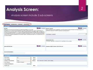 Argus Analysis Tab Screen - Katalyst HLS | PPT