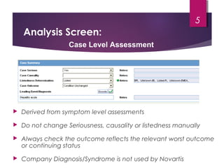 Argus Analysis Tab Screen - Katalyst HLS | PPT