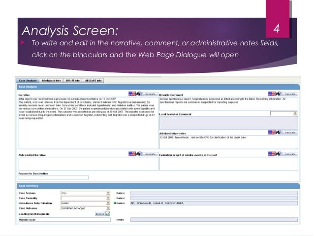 Argus Analysis Tab Screen - Katalyst HLS