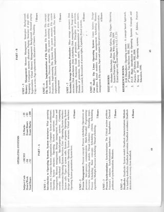 5th and 6th semester Computer science and Information science Engineering (2010 Scheme) Syllabus ...