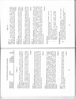 5th and 6th semester Computer science and Information science ...