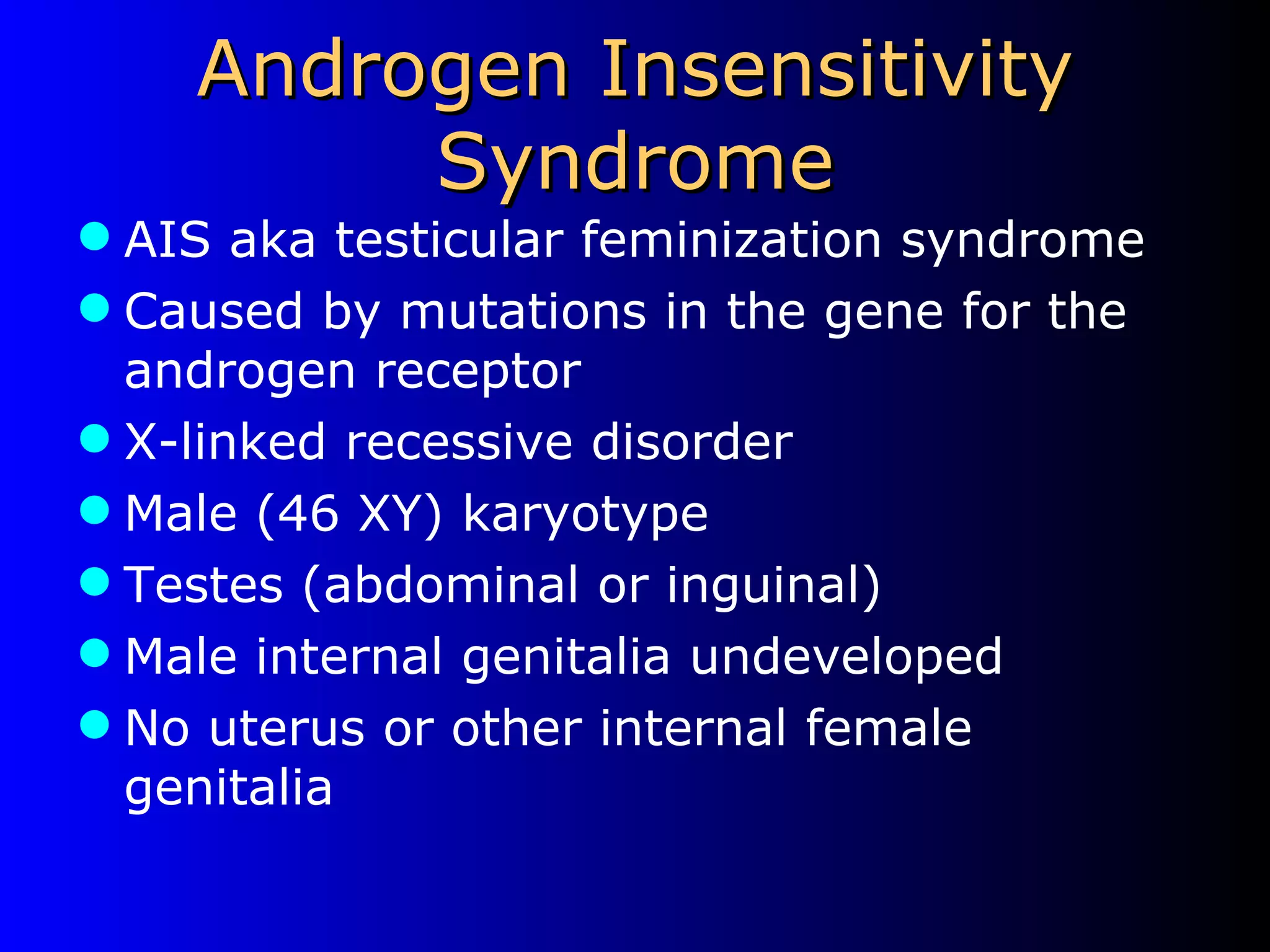 5 Androgen Insensitivity | PPT