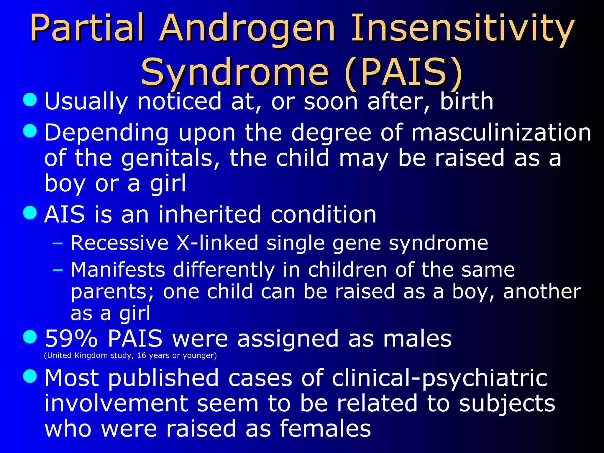 5 Androgen Insensitivity | PPT