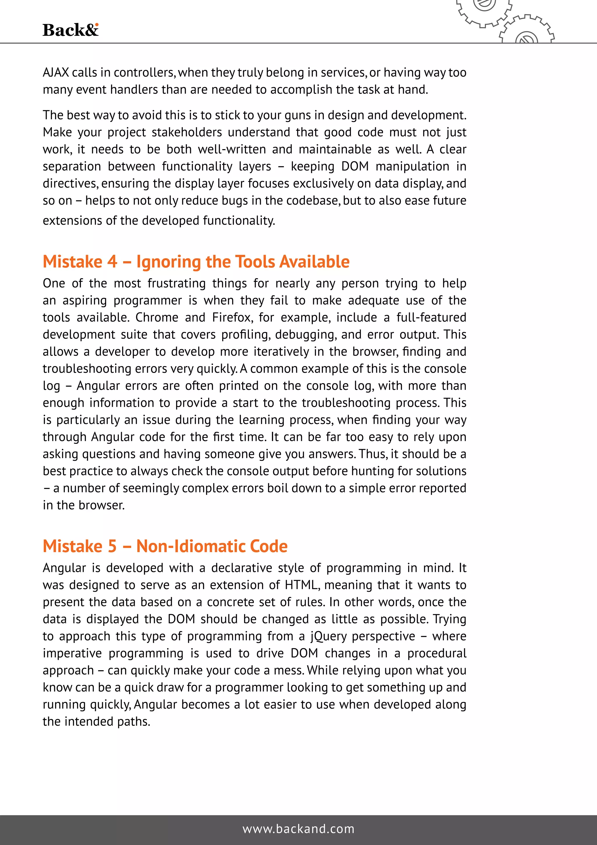 Five Common Angular Mistakes | PDF