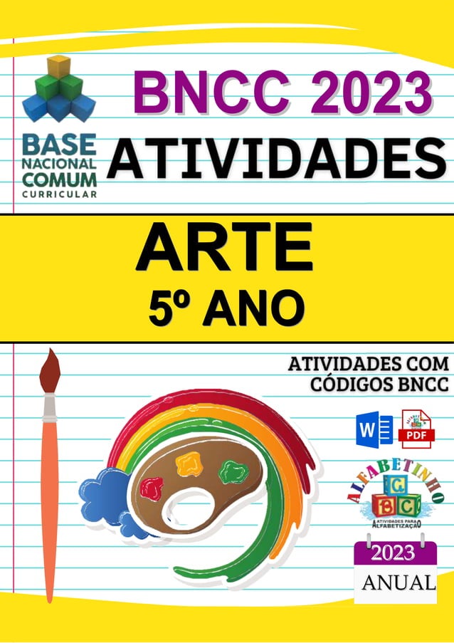 ATIVIDADE DE ARTE PARA O 5º ANO DO Ensino Fundamental | DOCX | Education
