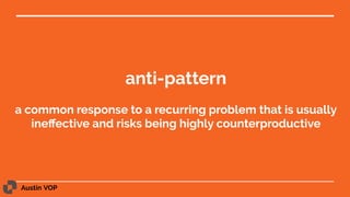 5 Anti-patterns of Modern Product Management | PDF