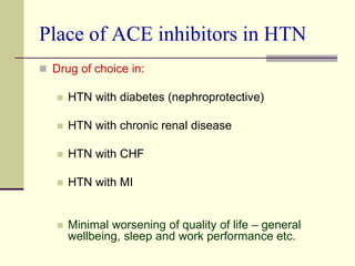 ANTI HYPERTENSIVE DRUG | PPT
