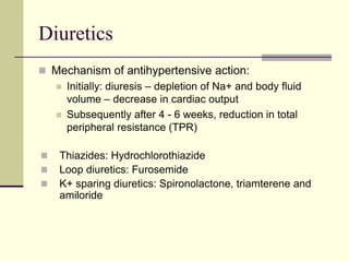 ANTI HYPERTENSIVE DRUG | PPT
