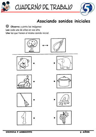 Hojas De Trabajo De Clasificación De Sonido Inicial