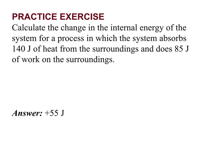 Chapter 5 lecture- Thermochemistry | PPT