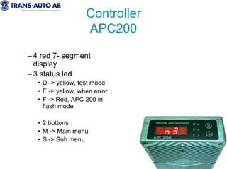 APC200 para empilhadeiras reach stacker Terex | PPT