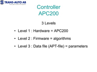 APC200 para empilhadeiras reach stacker Terex | PPT | Free Download
