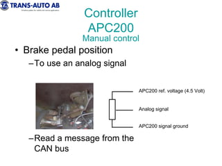 APC200 para empilhadeiras reach stacker Terex | PPT