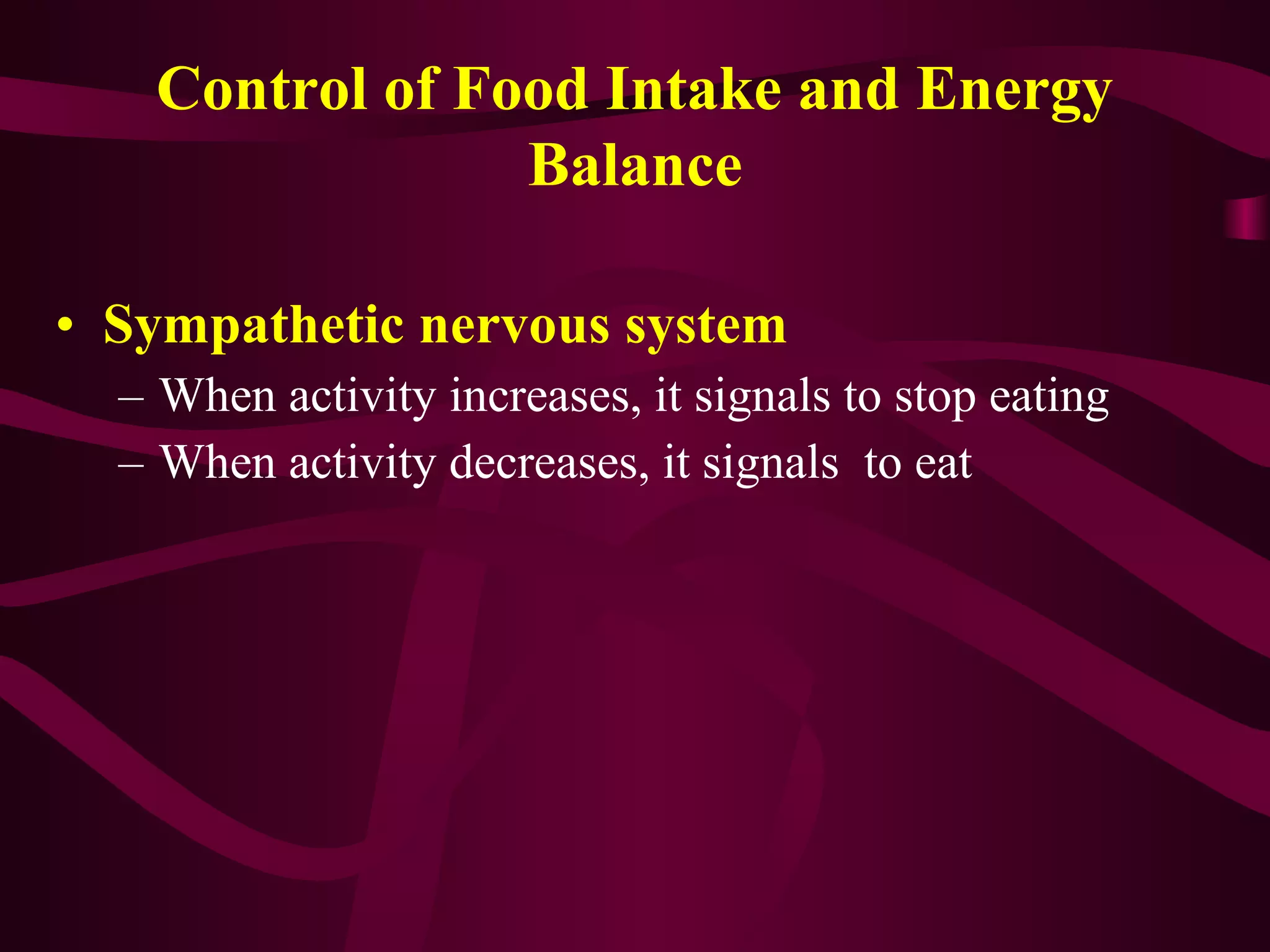 appetite regulation | PPT