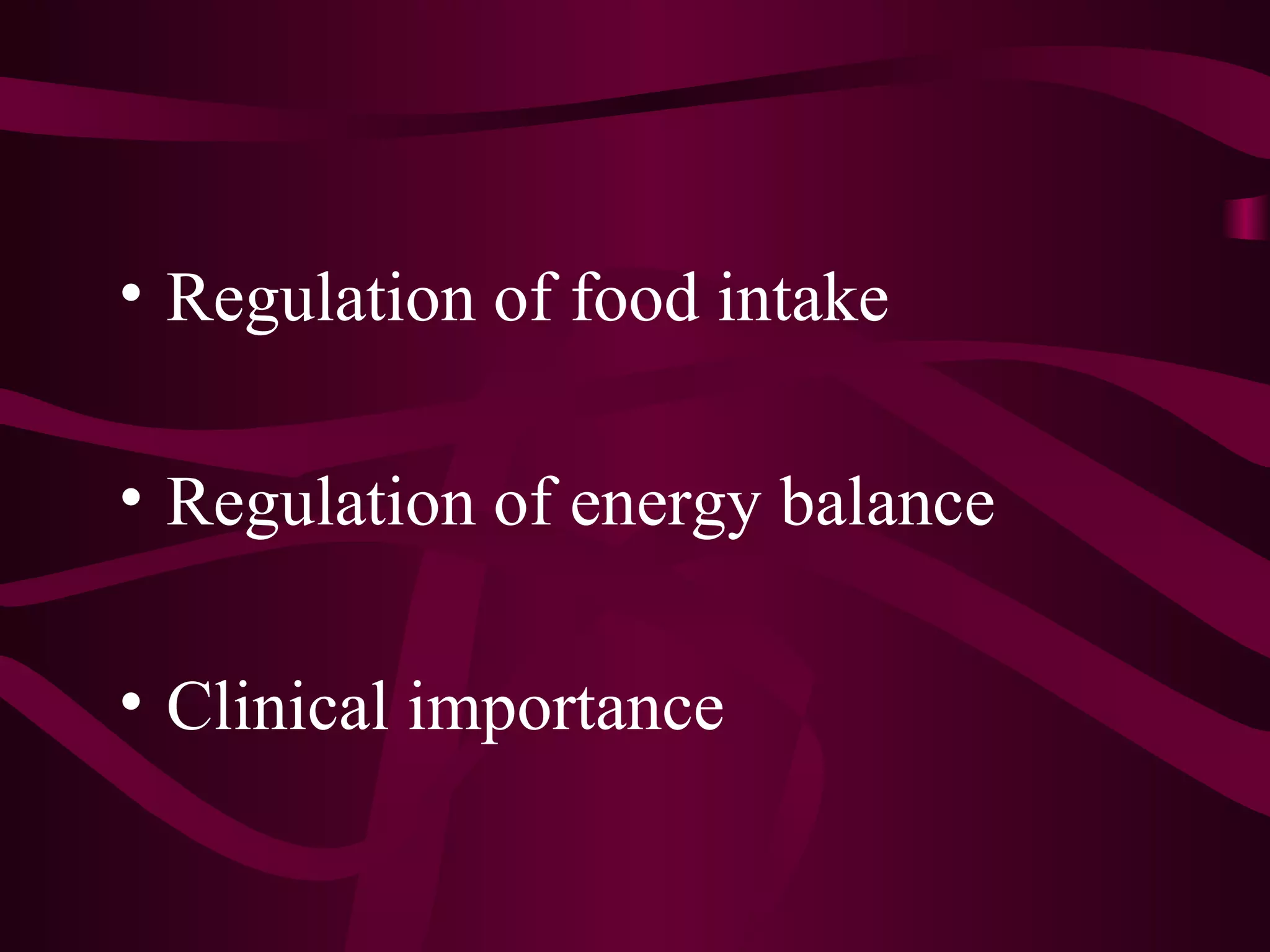 appetite regulation | PPT
