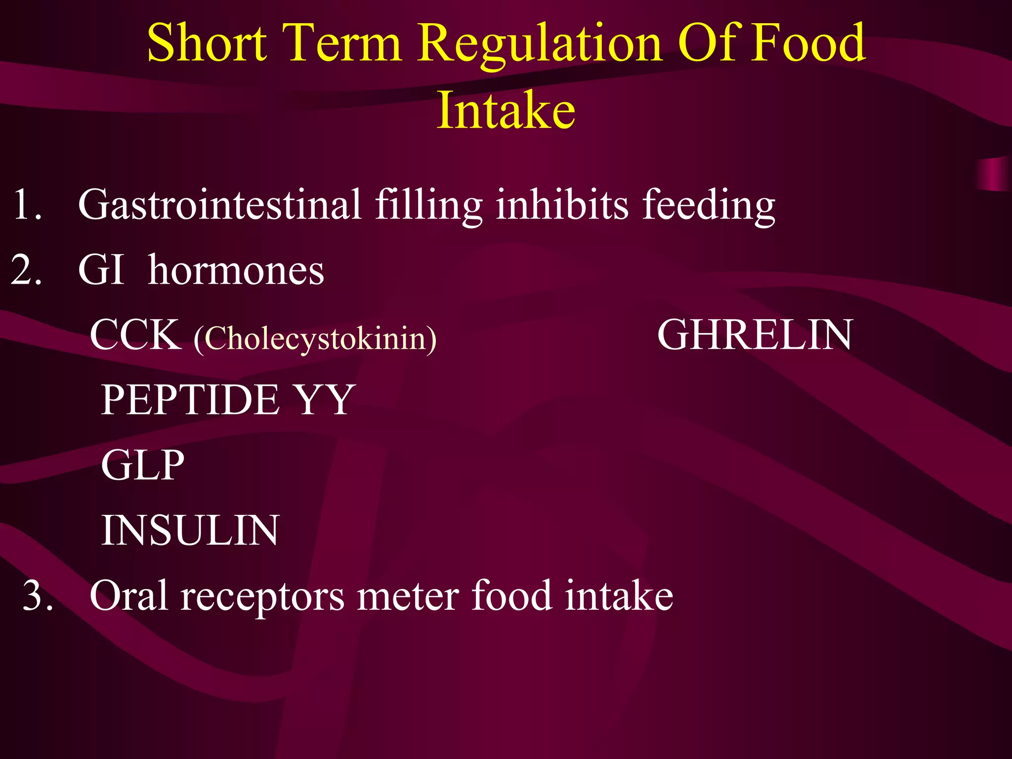 appetite regulation | PPT