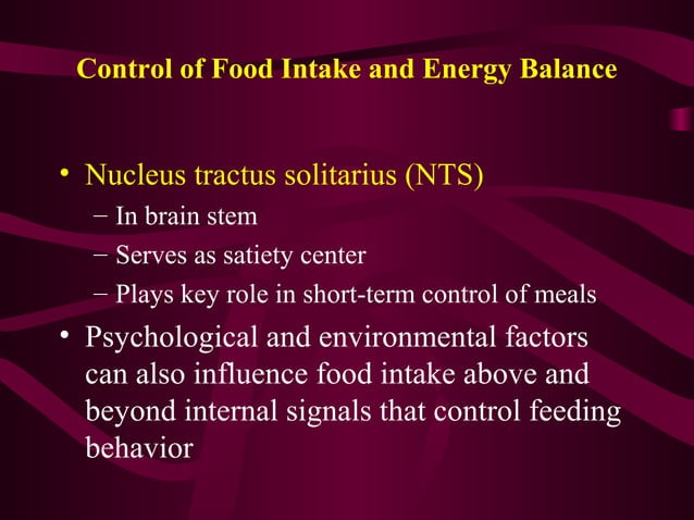 appetite regulation | PPT