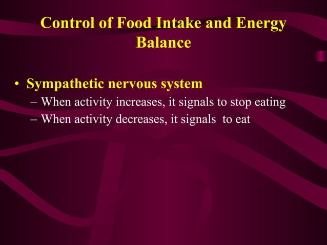 appetite regulation | PPT