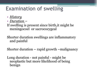 approach to swelling in maxillofacial region | PPTX