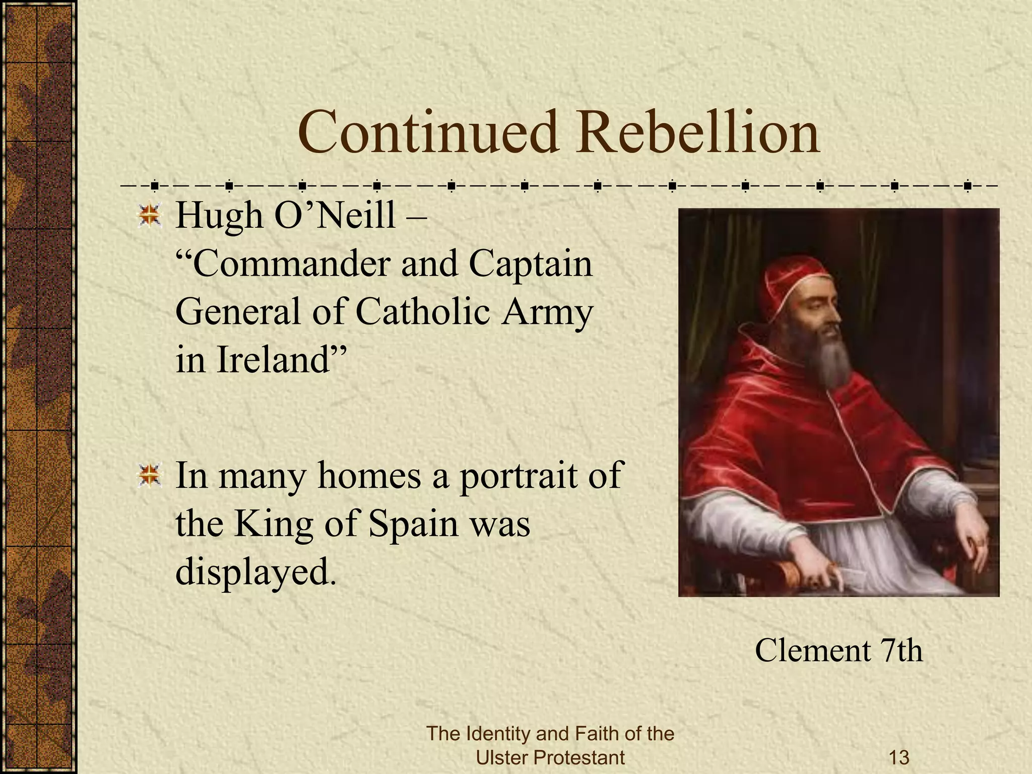 ARCHBISHOP JAMES USSHER; Forging the Faith of the Ulster Plantation in ...